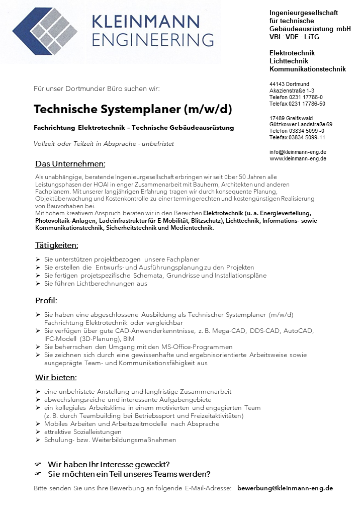 Wertschätzung fördert Projekterfolge wie Karriere - Kleinmann Engineering